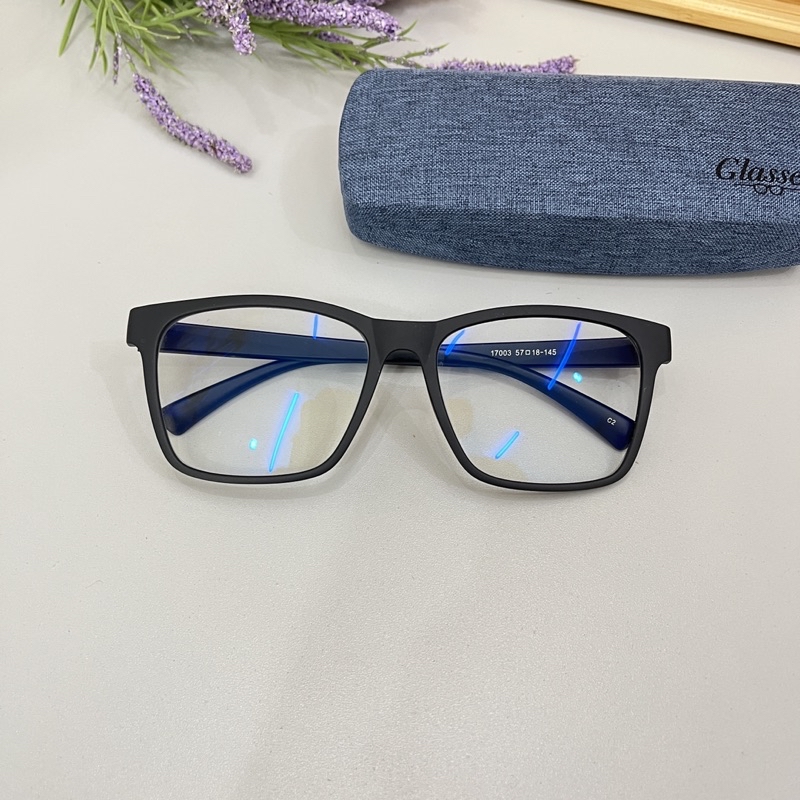 กรอบแว่นตาTR90 รุ่น17003 กรอบแว่นสำหรับตัดเลนส์ น้ำหนักเบายืดหยุ่น | Shopee Thailand