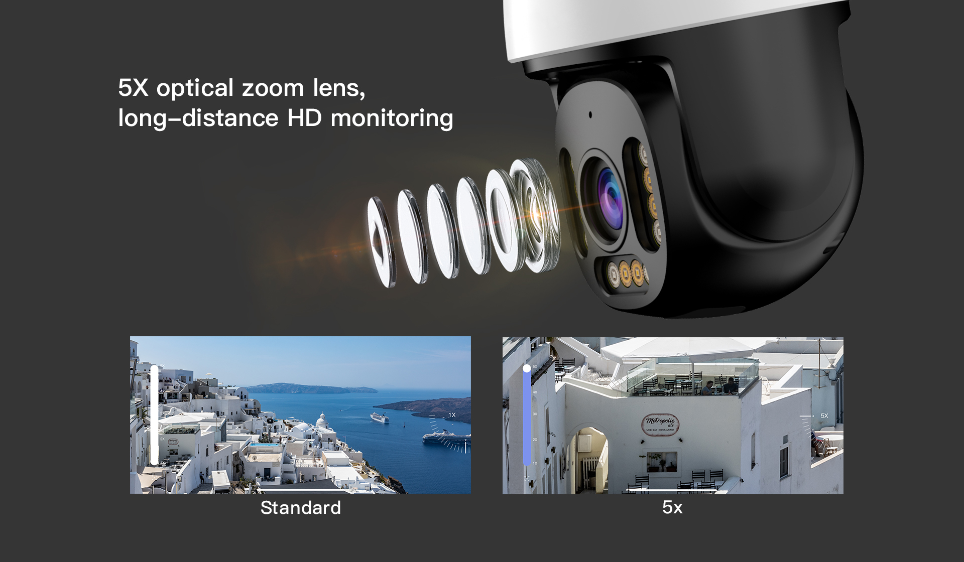 Vstarcam รุ่น CS611Q-UV กล้องวงจรปิด IP Camera ความละเอียด 4MP Full Color รองรับ WIFI5G | Shopee ...