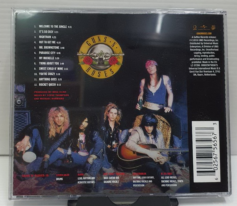 CD Guns N' Roses – Appetite For Destruction Remaster ***made in ...