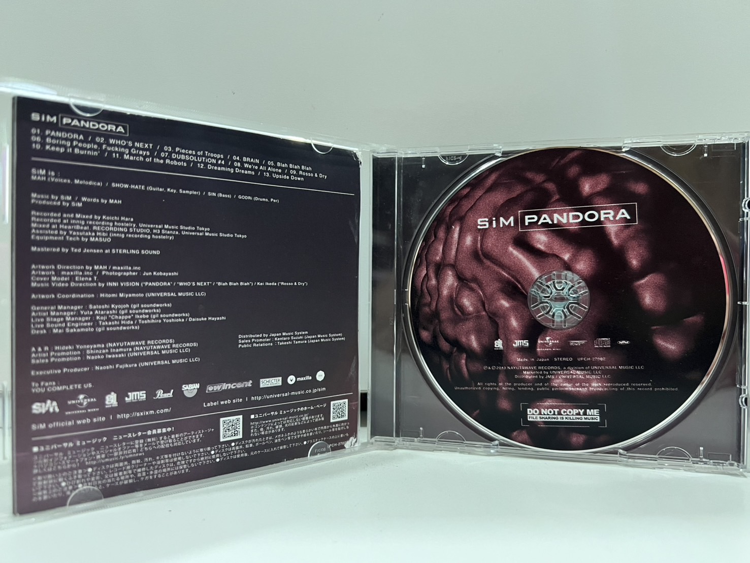 1 CD MUSIC ซีดีเพลงสากล SIM PANDORA // SIM PANDORA (B3F31) | Shopee Thailand