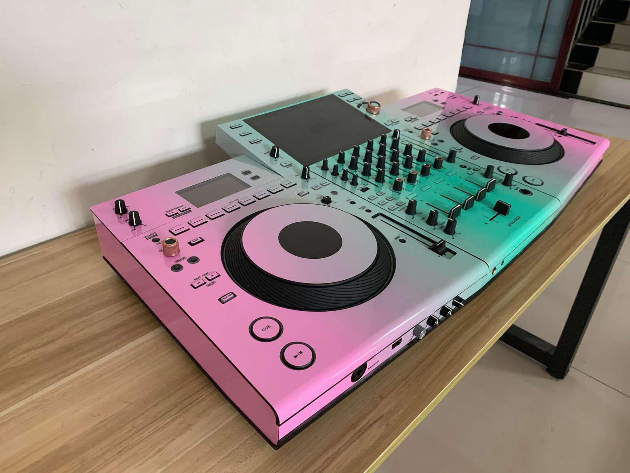 Skin cover dj for DDJ 400 สีส้ม สติกเกอร์ติดเครื่องDJ สีส้ม สำหรับ ...