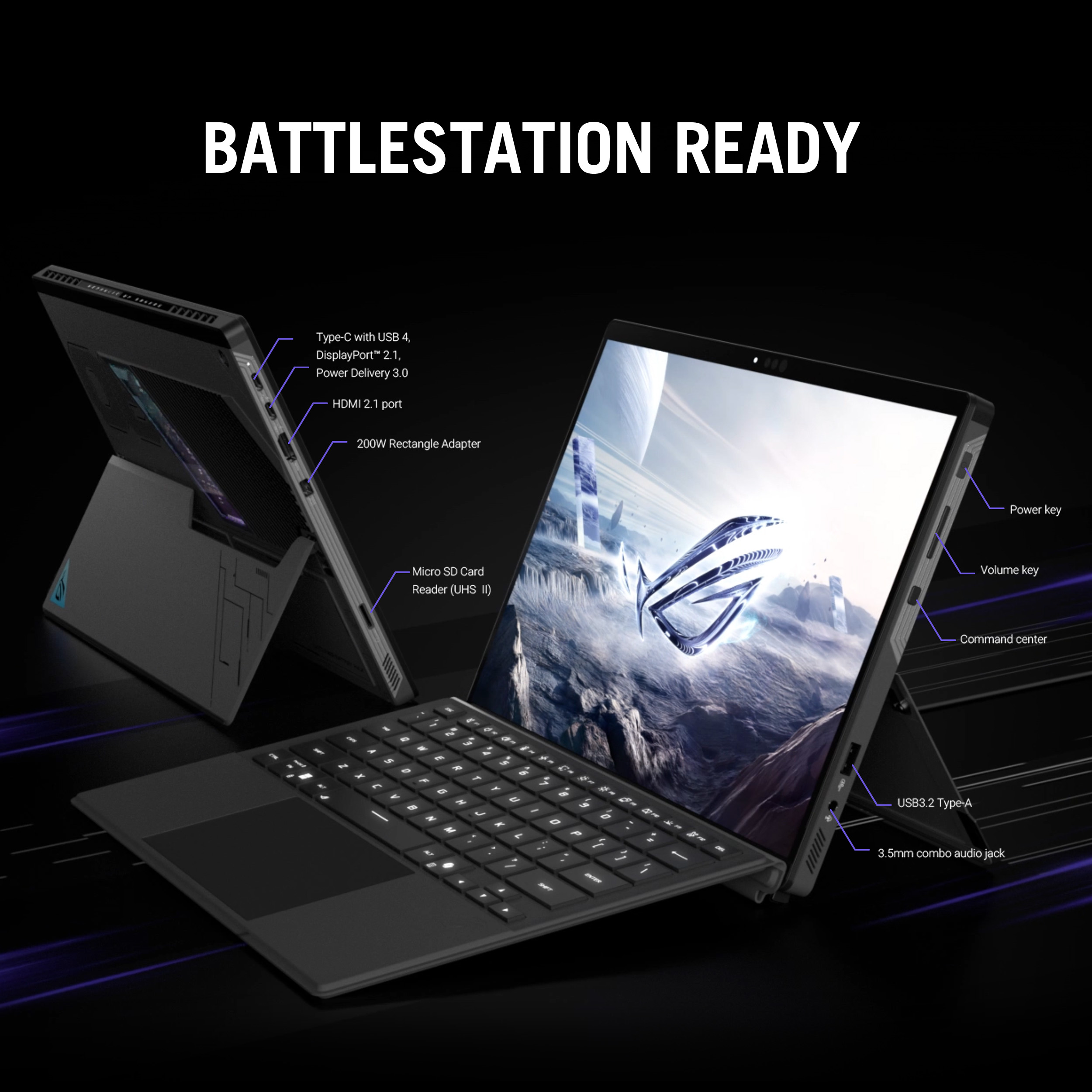 ASUS ROG Flow Z13 (GZ302EA-RU087WA) 13.4" 2.5K, AMD Ryzen AI MAX + 395 ...