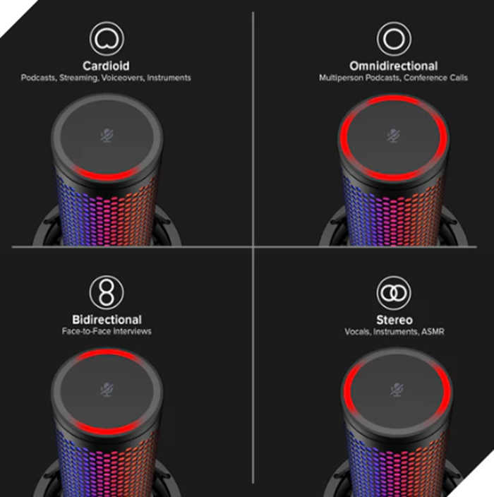 HYPER X QUADCAST 2 S STANDALONE MICROPHONE : 9A273AA (ไมโครโฟน)- ของแท้ ...