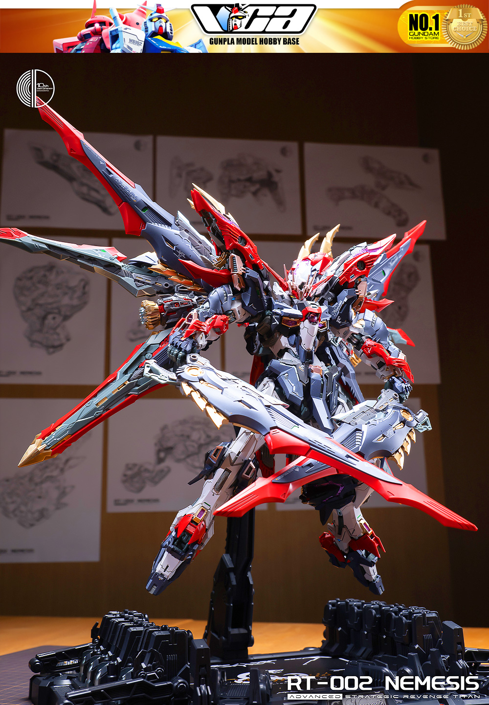 【🔵𝐁𝐀𝐂𝐊𝐎𝐑𝐃𝐄𝐑】 VCA ⭐️ INFINITE DIMENSION IN ERA NEMESIS MASTER GRADE MG ...
