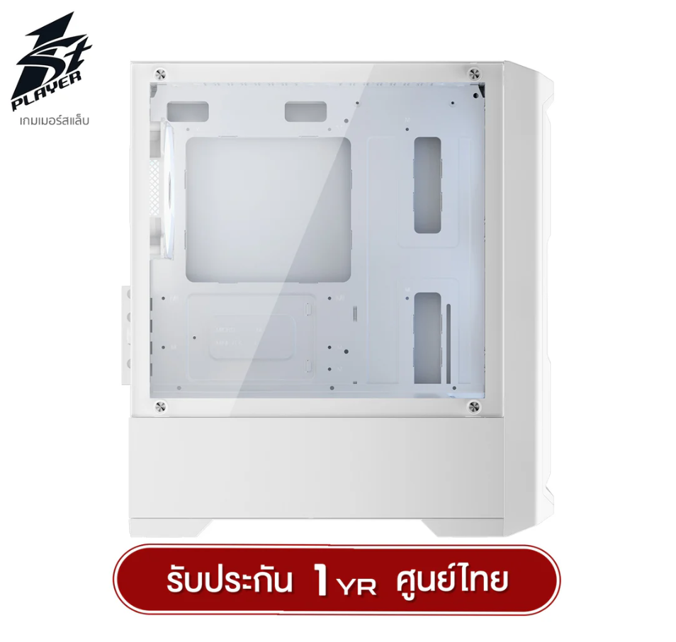 1ST Player Case (เคส) Bullet Hunter H2 Tempered Glass M-ATX GAMING CASE ...