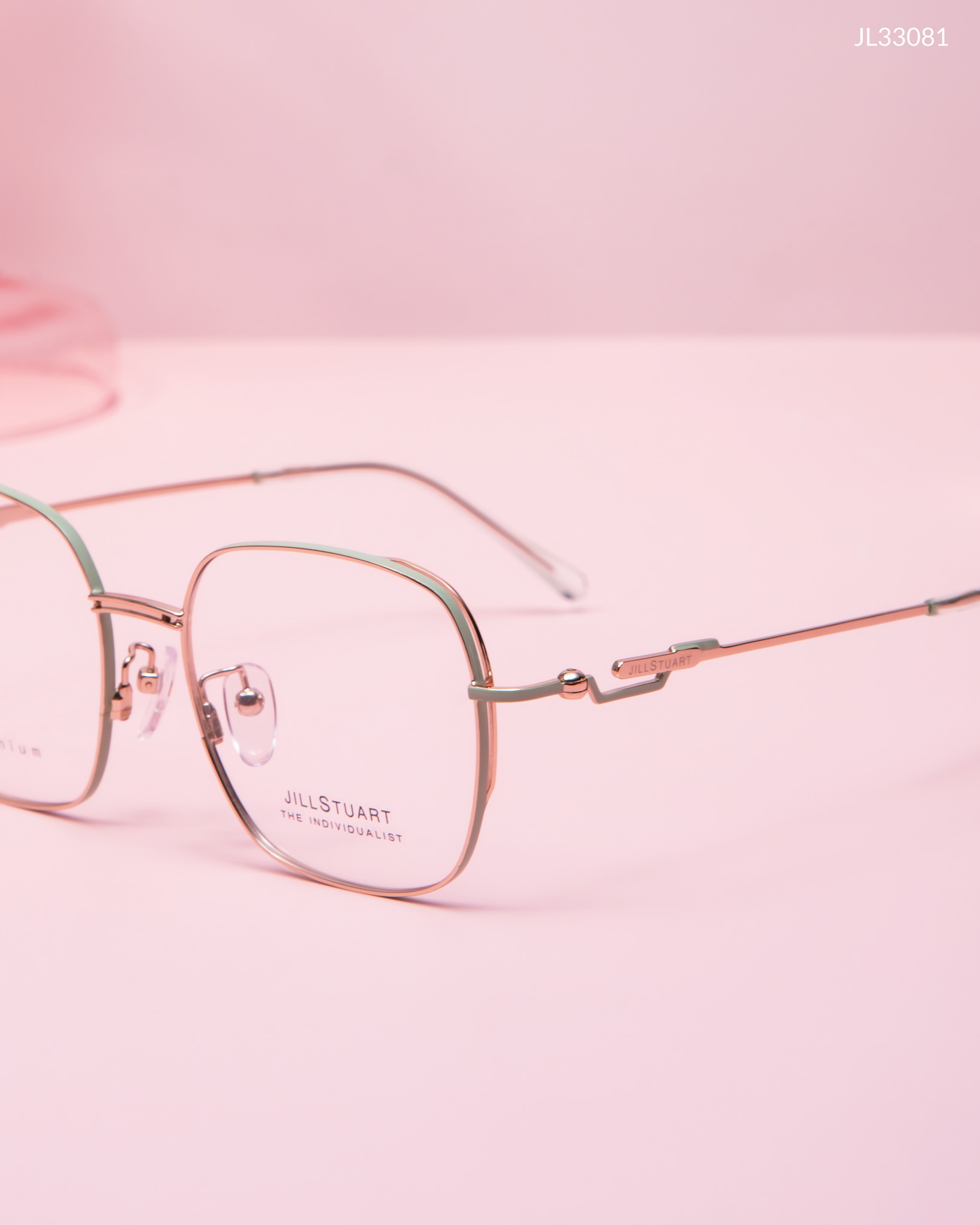 JILL STUART กรอบแว่นสายตา รุ่น ZETA JL33081 C01 C03 C04 [Metal/β-Titanium] สายตาสั้น สายตายาว ...