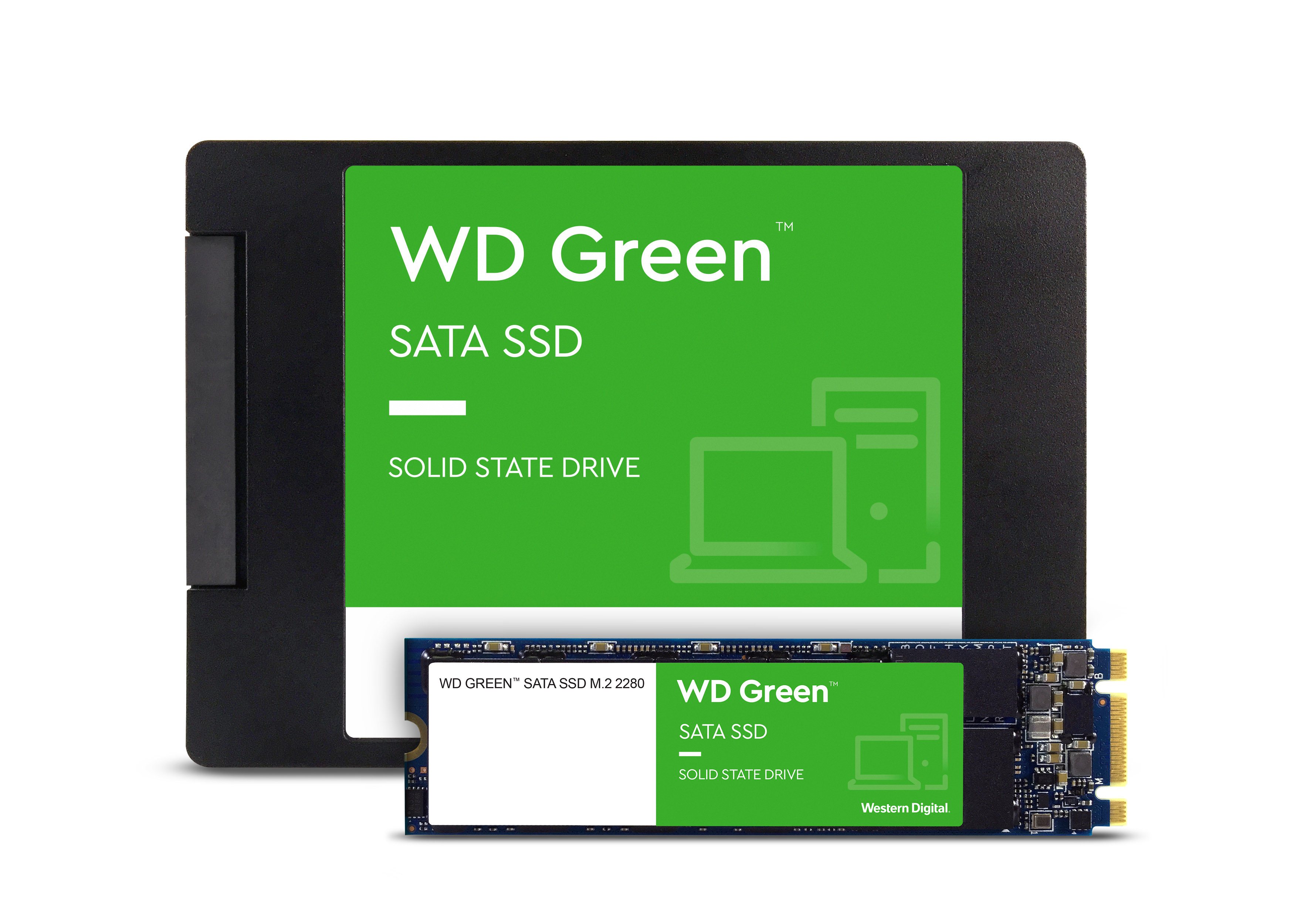 WD SSD (เอสเอสดี) WD GREEN 1TB ,480GB & 240GB - 2.5" SATA3 Speed Up to ...