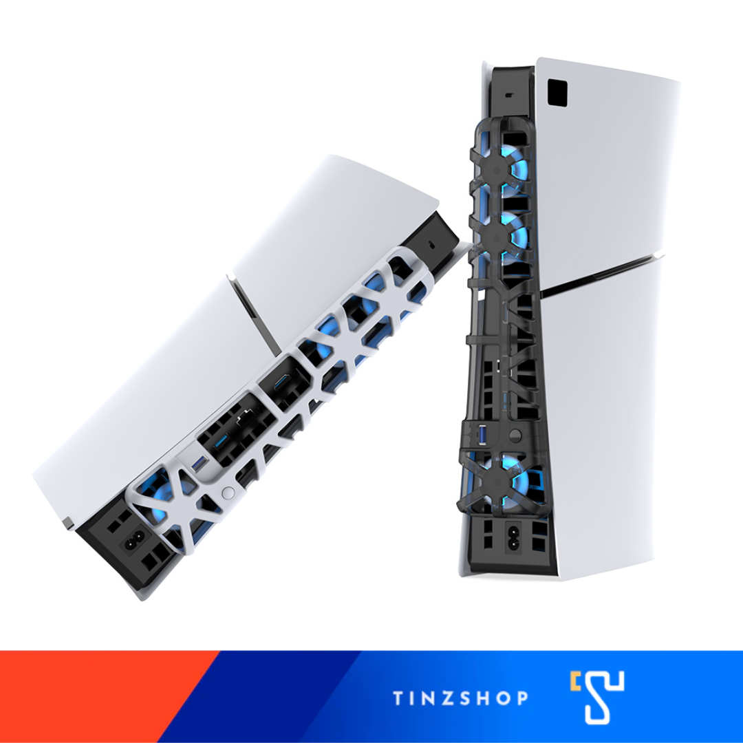 DOBE TP5-3538 Cooling Fan For New P-5 / White,Black พัดลมระบายความร้อน สำหรับ PlayStation 5 Slim ...