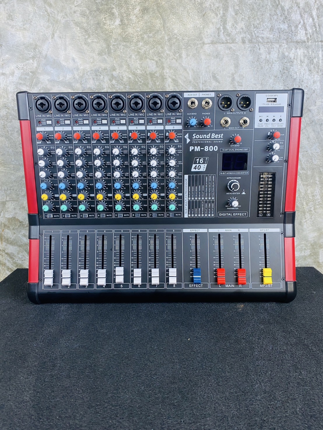 SOUNDBEST PM-800 POWER MIXERมิกเซอร์ เพาเวอร์มิกซ์ PM 800 PM800 เครื่อง ...