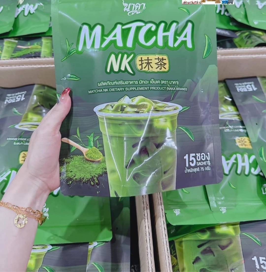 ชาเขียวเพียวมัชฉะ นาคา Matcha NK 1ห่อมี15ซอง P198 | Shopee Thailand