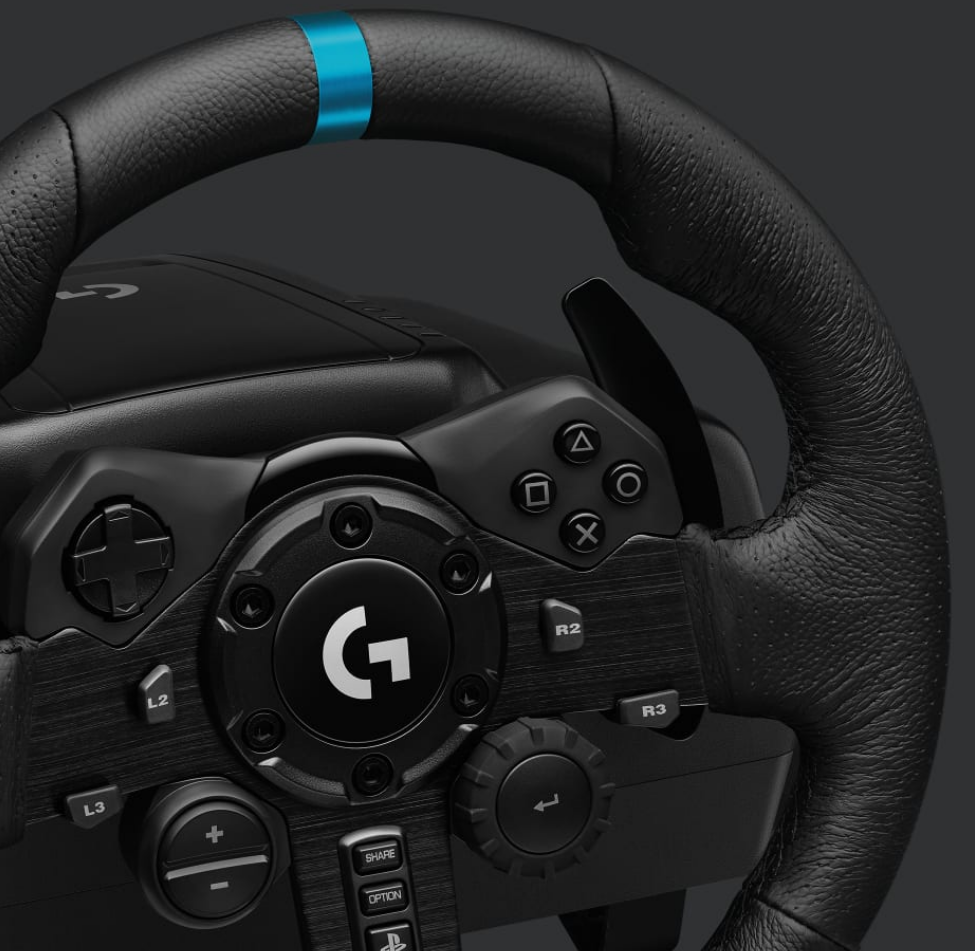 CONTROLLER (อุปกรณ์ควบคุมคำสั่ง) LOGITECH G G923 TRUEFORCE RACING WHEEL ...
