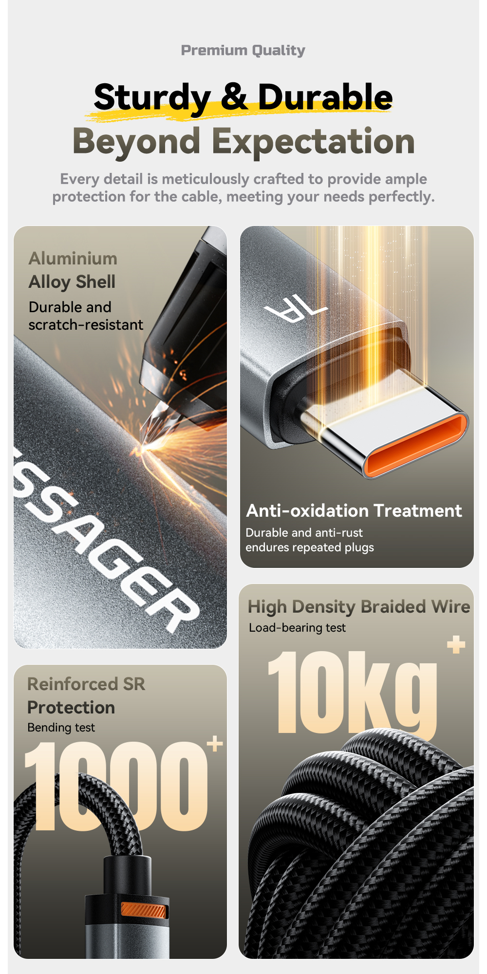 Essager 100W 7A สายเคเบิลข้อมูลหนึ่งถึงสอง A-C+C/A-C+L for ip Huawei ...