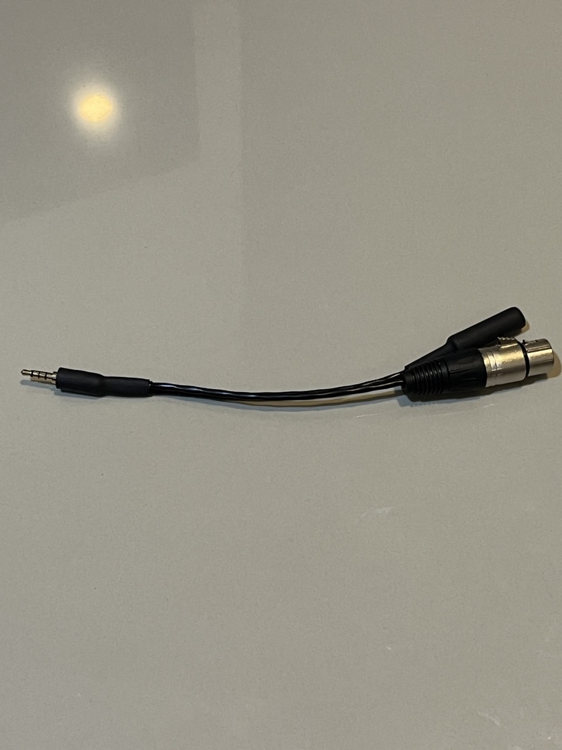 สาย xlr mic Smartphone adapter ทำจากสายสเตอริโอcanare | Shopee Thailand