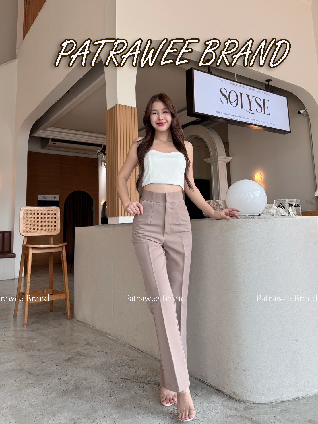 P43 กางเกงขาม้า กางเกงขาม้าเล็ก หรือ กางเกงขาม้าน้อย S-XL งานตะขอดีเทลซิปหน้า แต่งกระเป๋า 2 ข้าง ...