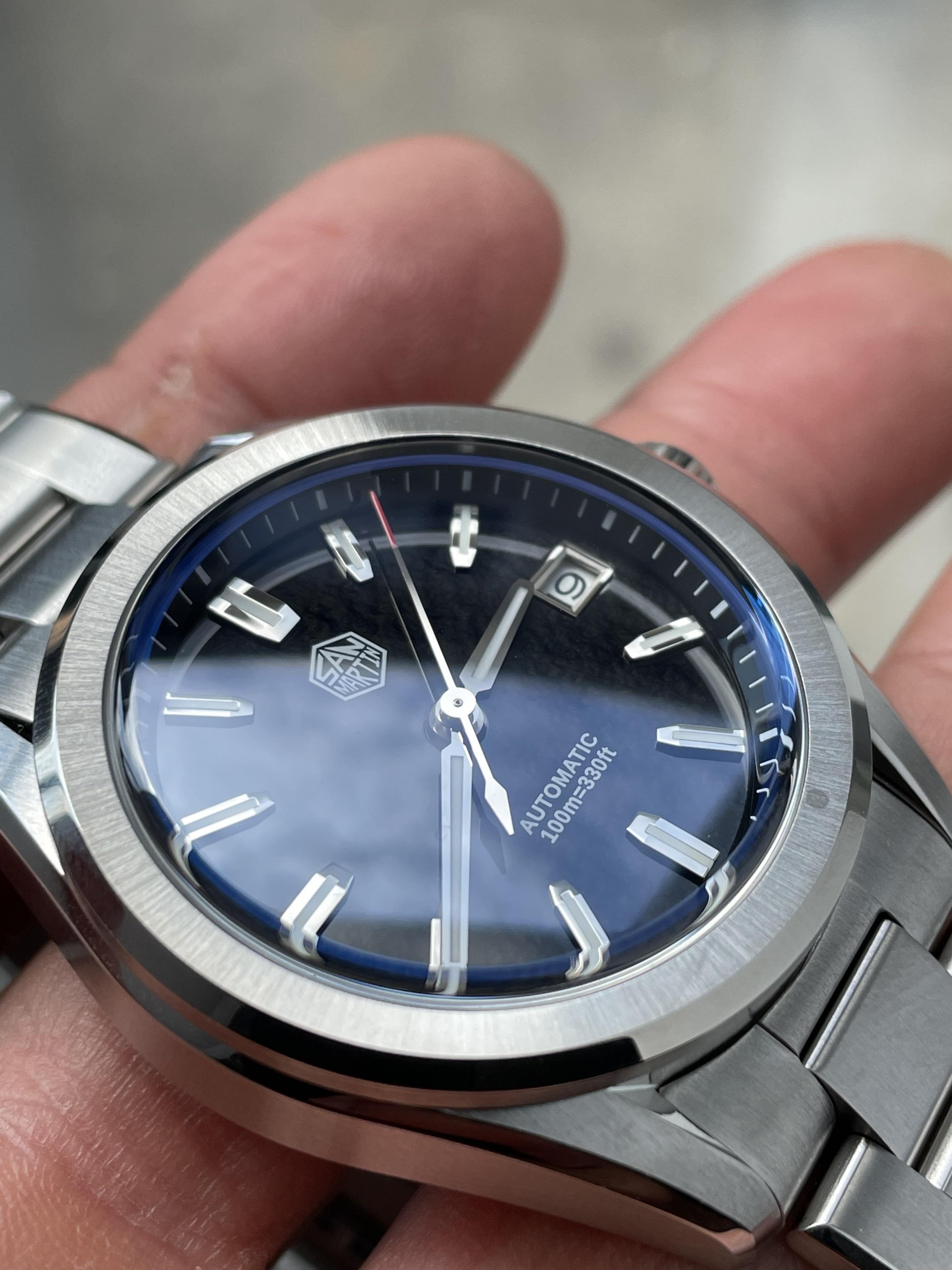 [Pre-order][ออโต้] San Martin SN0129-G Oil P Dress Watch 39MM X1 AR ...