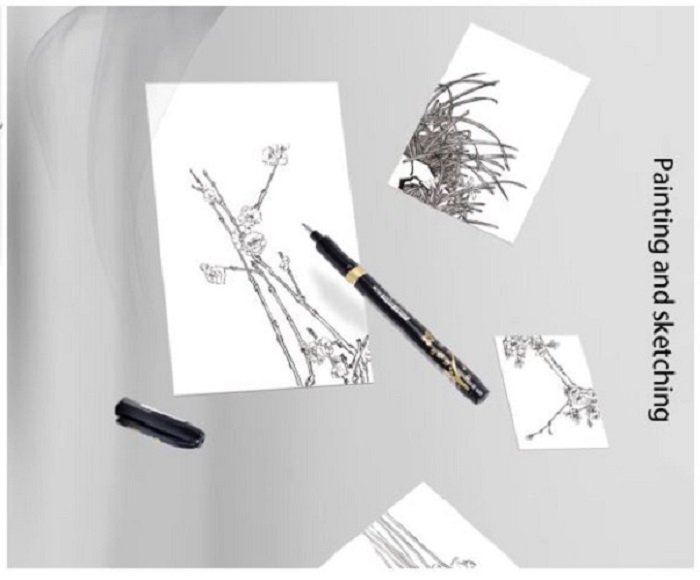 ปากกาเขียนอักษร/วาดภาพ Genvana G0938ขนาด S /Refillable Calligraphy pen ...