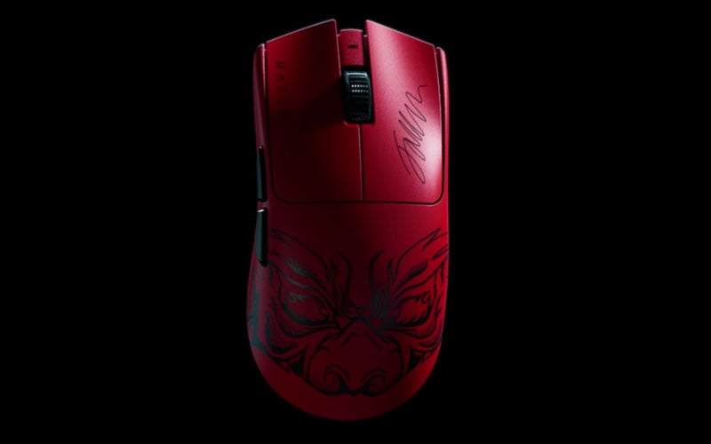 WIRELESS MOUSE (เมาส์ไร้สาย) RAZER VIPER V3 PRO FAKER EDITION - RED ...