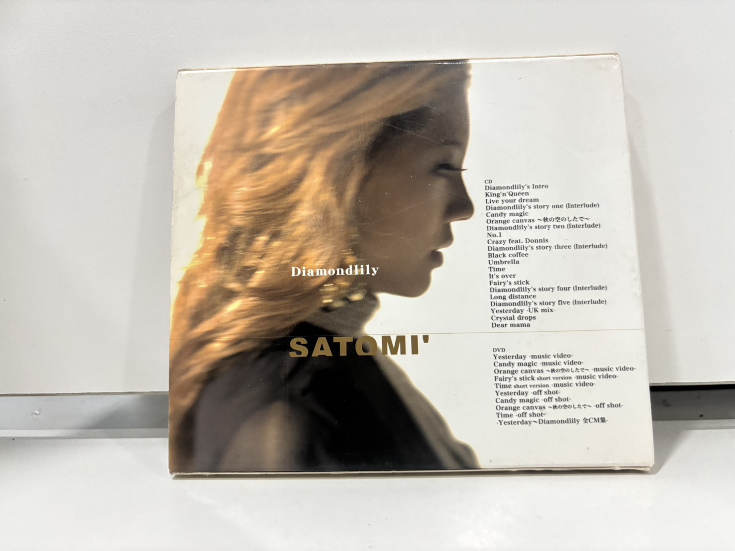 1 CD+1DVD MUSIC ซีดีเพลงสากล SATOMI' Diamondlily (B18K103) | Shopee Thailand