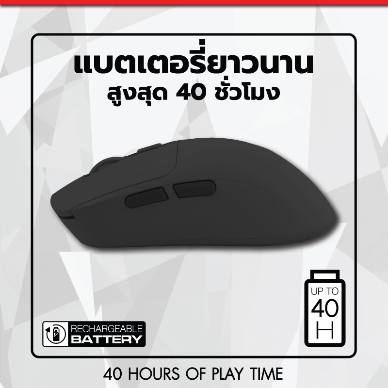 SIGNO Bluetooth & 2.4G Wireless Optical Mouse รุ่น BM-191 (เมาส์ ไร้สาย ...