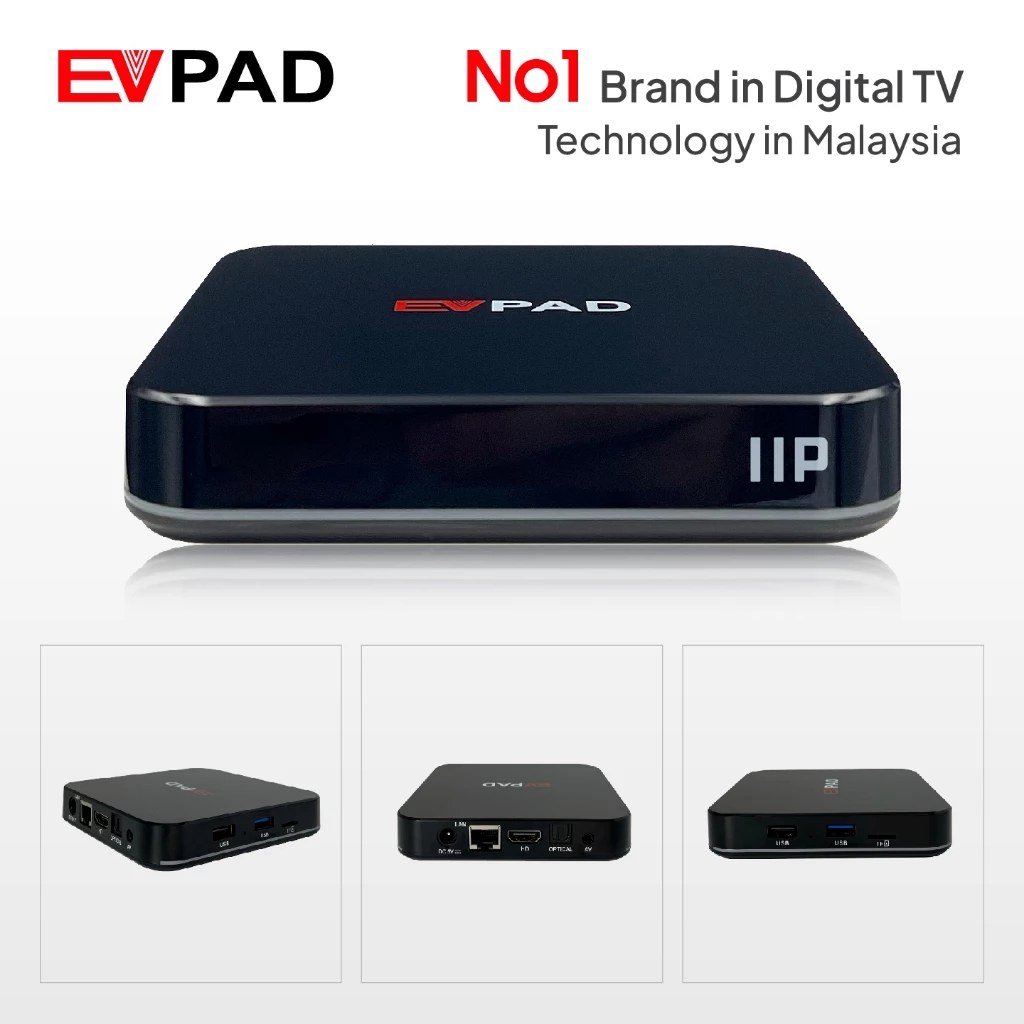 Evpad 11P TV BOX 2025 8K Android12 Chinese Korea Japan Singapore Taiwan ...