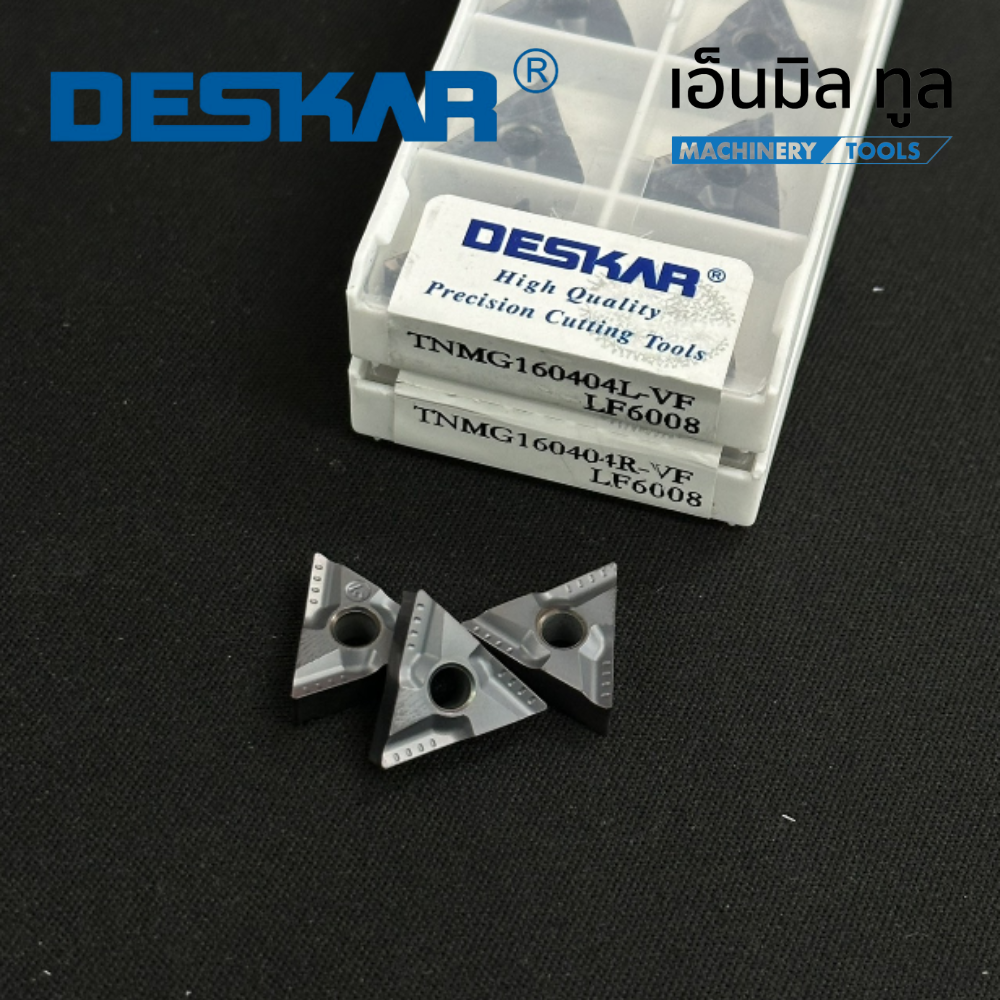 เม็ดมีด T16 INSERT TNMG 160404 160408 L-R เม็ดหนัก/เม็ดเบา มุม04 มุม08 แบรนด์ DESKAR | Shopee ...