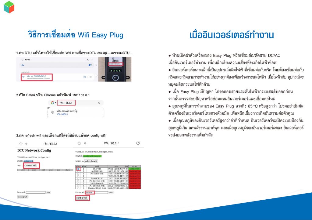 PSI SoEasy Micro Inverter 400w, 900w Easy Plug Wi-FI with CT มีระบบกัน ...