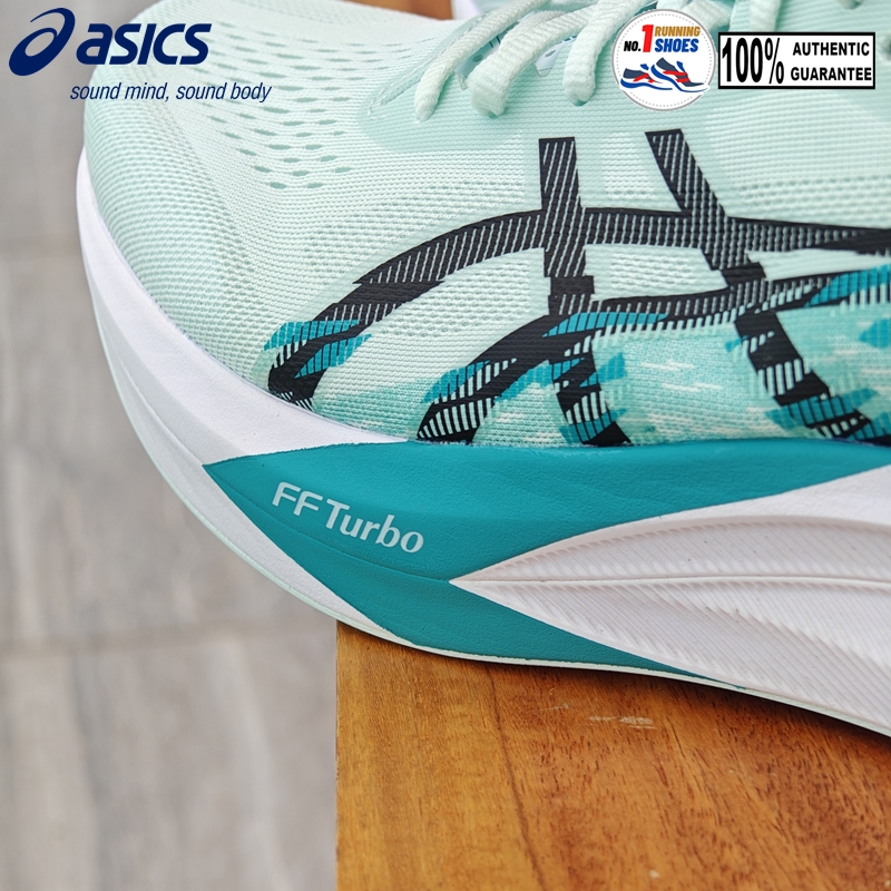 [WIDE] Asics รุ่น Magic Speed 4 (2E) 1011B873-401 สี Soothing sea ...