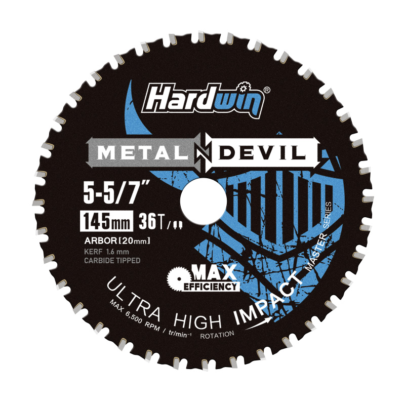 Hardwin ใบเลื่อยวงเดือนตัดเหล็ก รุ่น Metal Devil Cricular Saw Blade for Metal ใบเลื่อยตัดเหล็ก ...