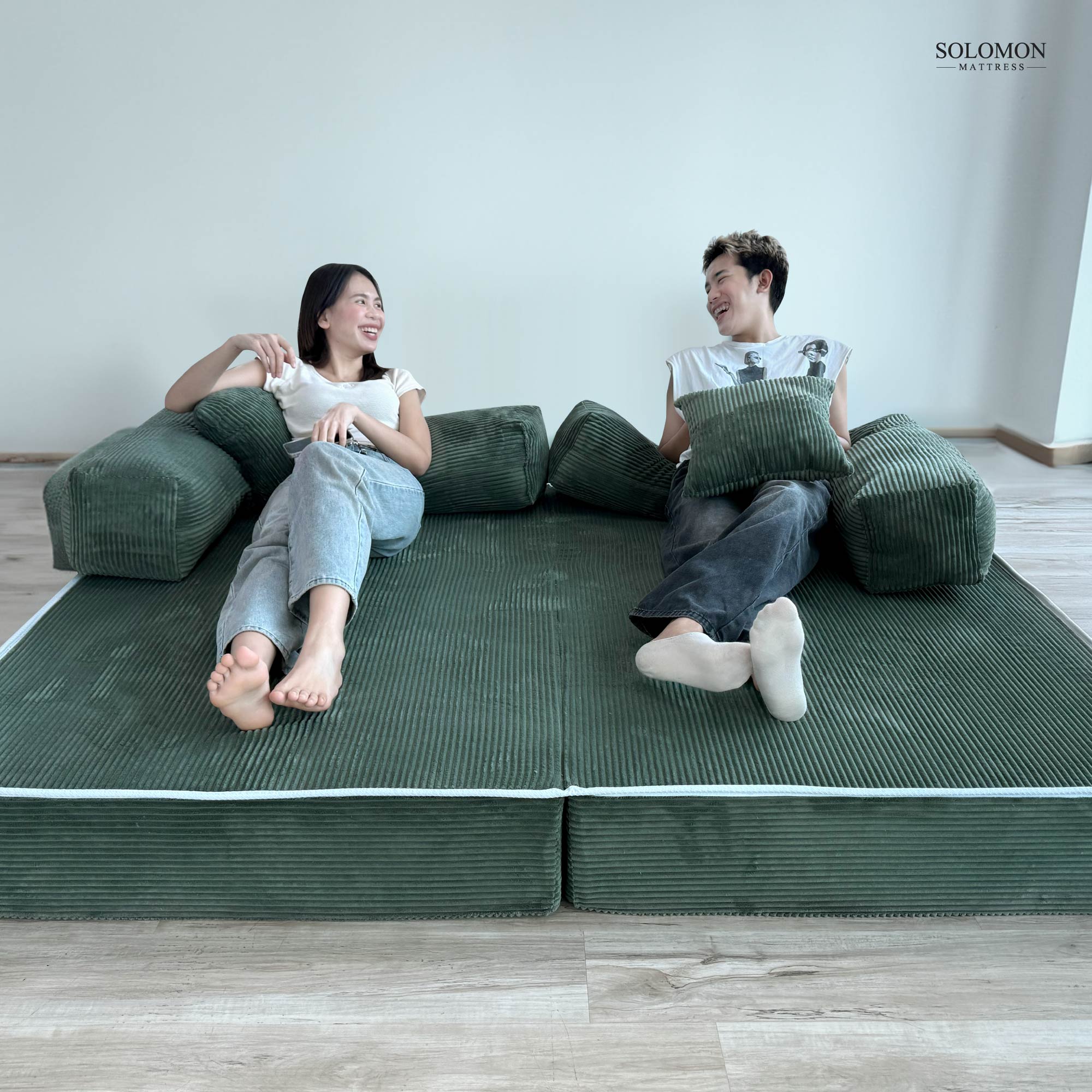 SOLOMON โซฟา รุ่น Falcon ปรับได้ทั้งให้เป็นโซฟา และ เตียง | Shopee Thailand