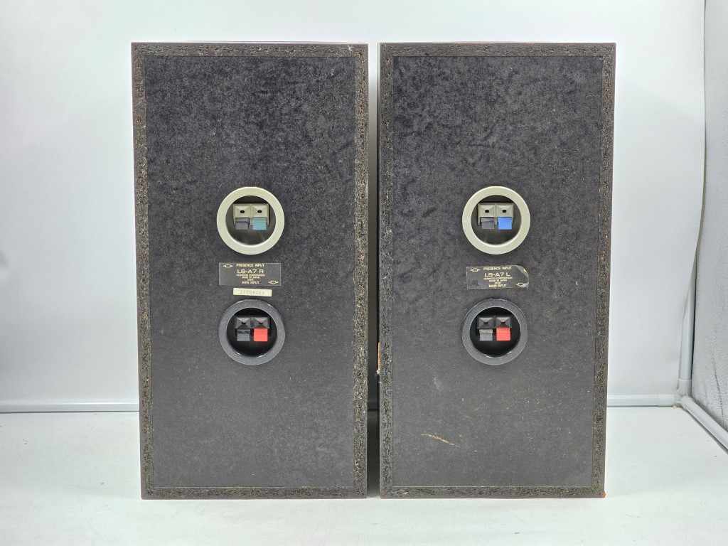 BB9 ลำโพงมือสองญี่ปุ่น 1 คู่ (201) KENWOOD LS-A7 Bi-wire 80W 6 โอห์ม Woofer 5 นิ้ว Size ตู้ 20 ...