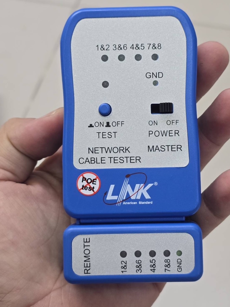LINK UTP Cable Testers Quickly test by auto Scanning เครื่องเช็คสายแลน ...