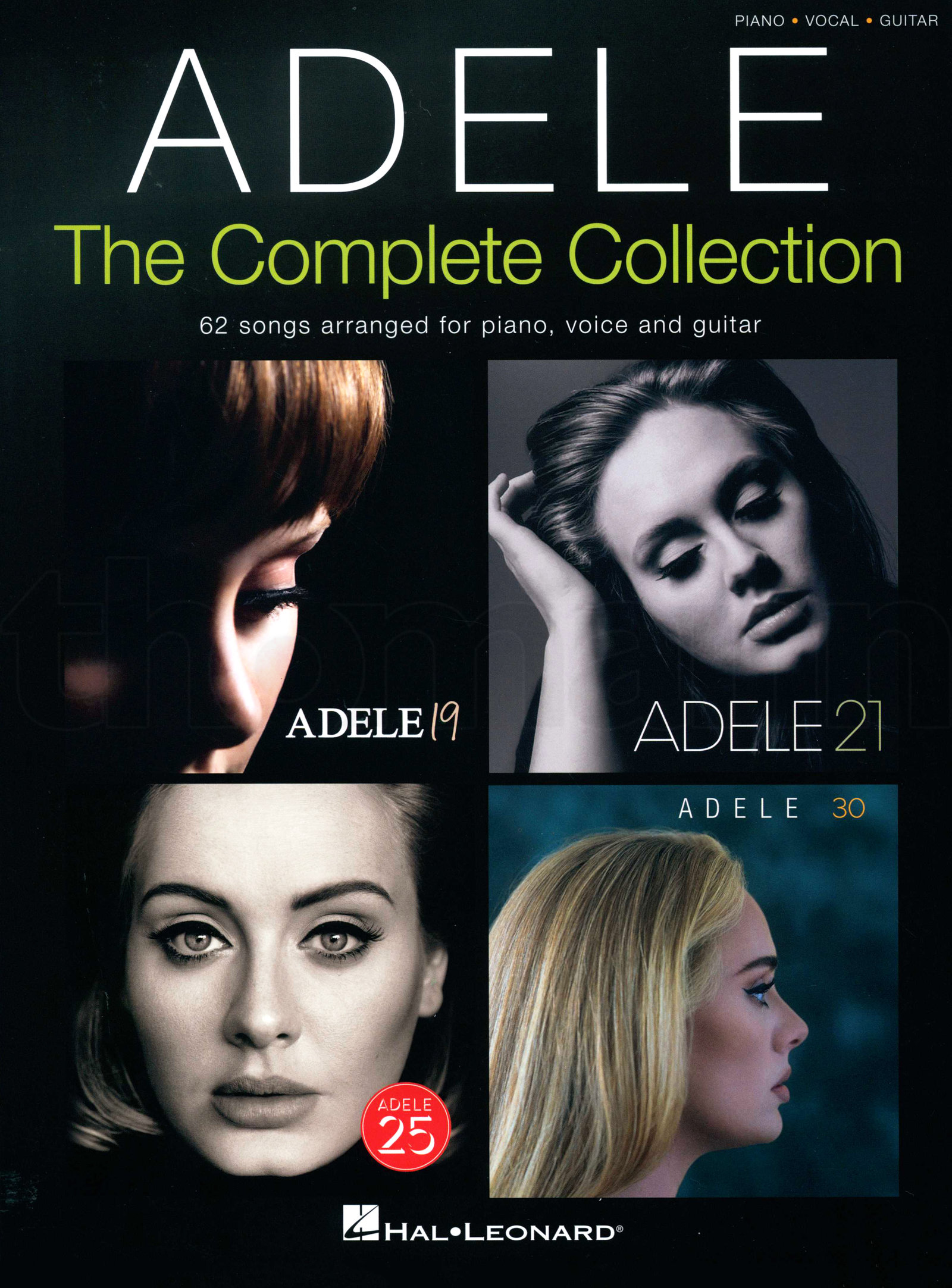 Adele: The Complete Collection (62 Songs for Piano, Voice and Guitar) | Shopee Thailand