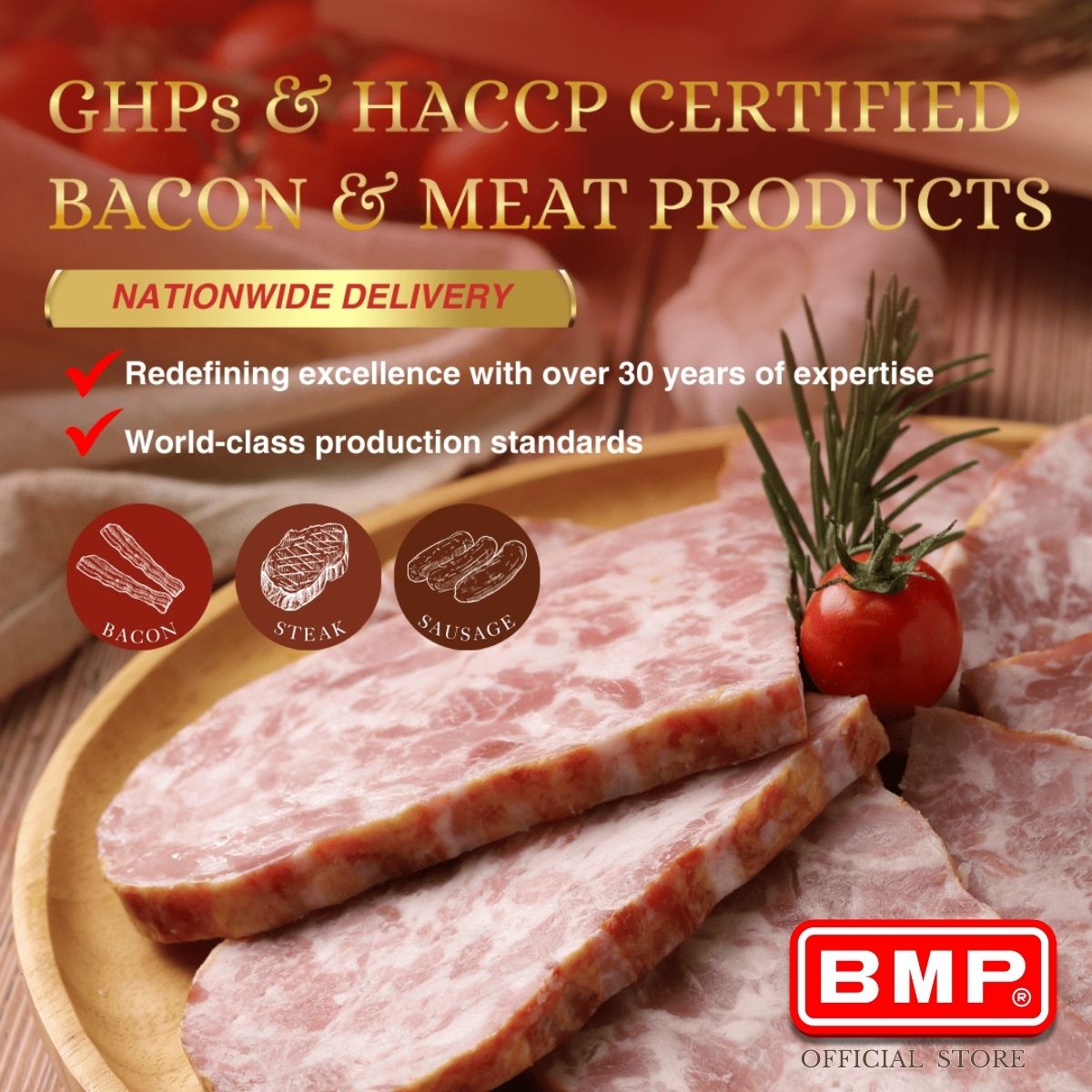 Set เบค่อนสุดคุ้ม BMP Black Forest Bacon Sliced & BMP Homestyle Bacon ...
