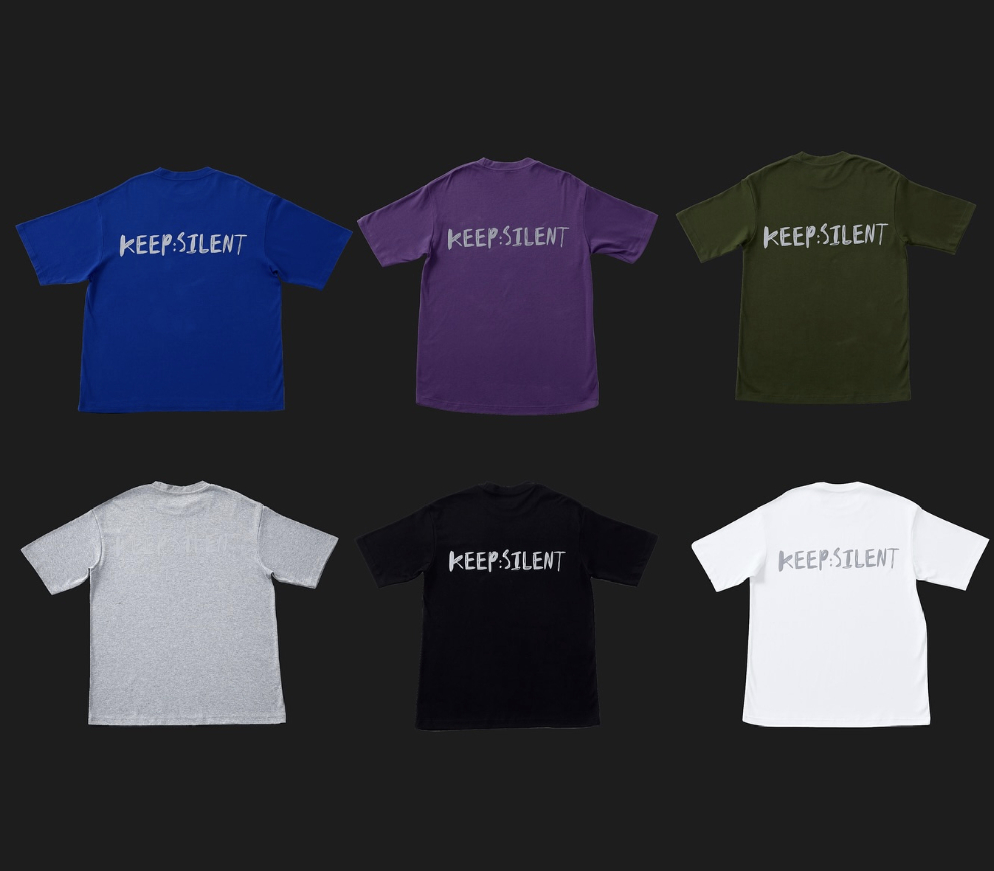 🚚（พร้อมส่ง）💙💜💚🩶🖤🤍ออม orm keepsilent (RE)FLEX COLLECTION #orm #ออม | Shopee Thailand