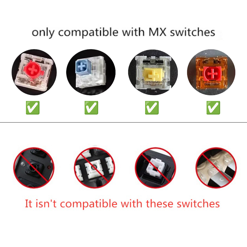 Custom Keycaps OEM Profile สำหรับปุ่ม Esc, Enter, WASD และ Arrow Key ...