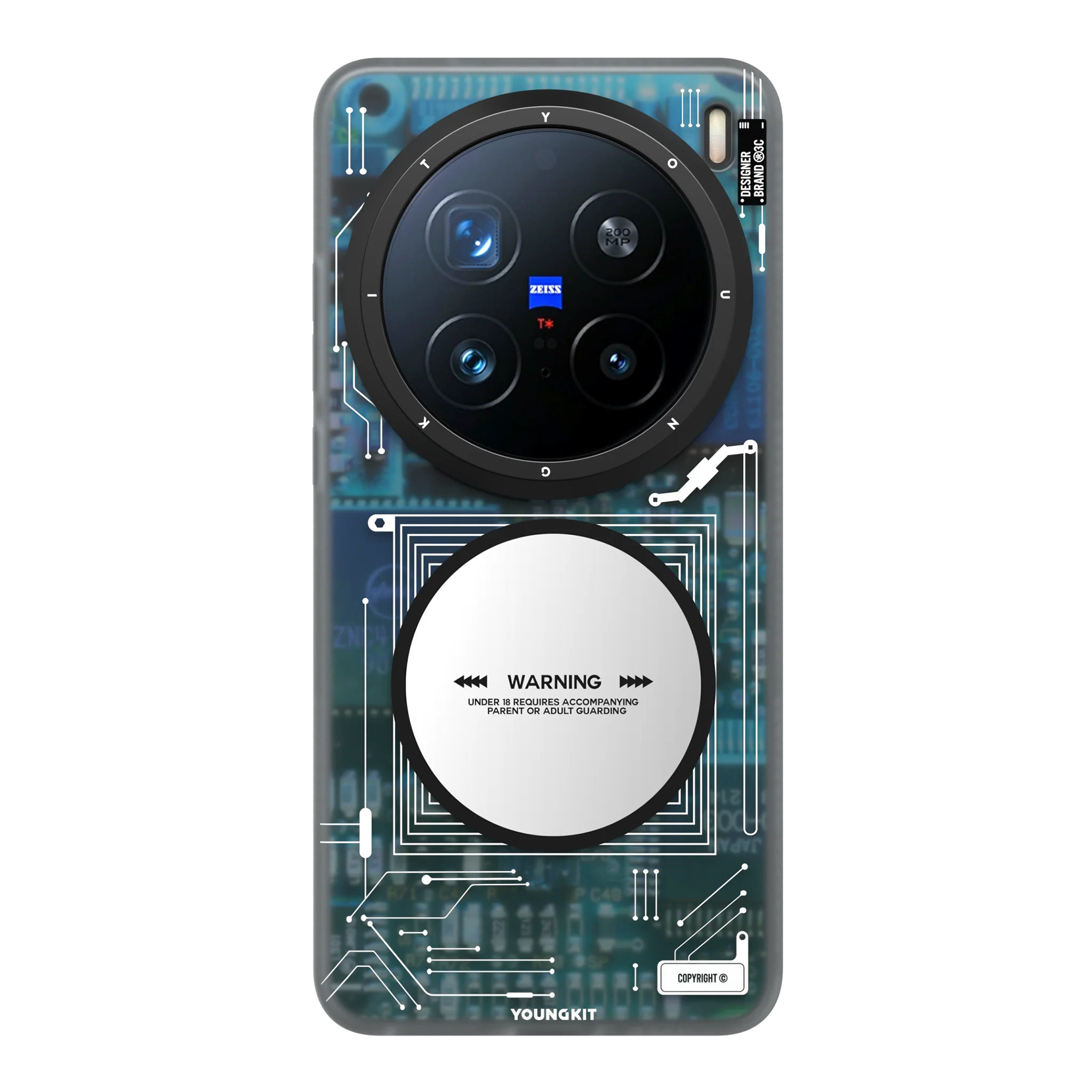 Youngkit เคสแม่เหล็ก Vivo X200 Pro / X200 Ultra เคสลายแผงวงจร เคสชาร์จ ...