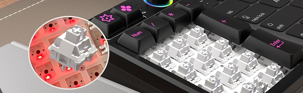 Keycool K19 K21 แป้นตัวเลข Numpad Hot-Swappable Wireless Bluetooth ...