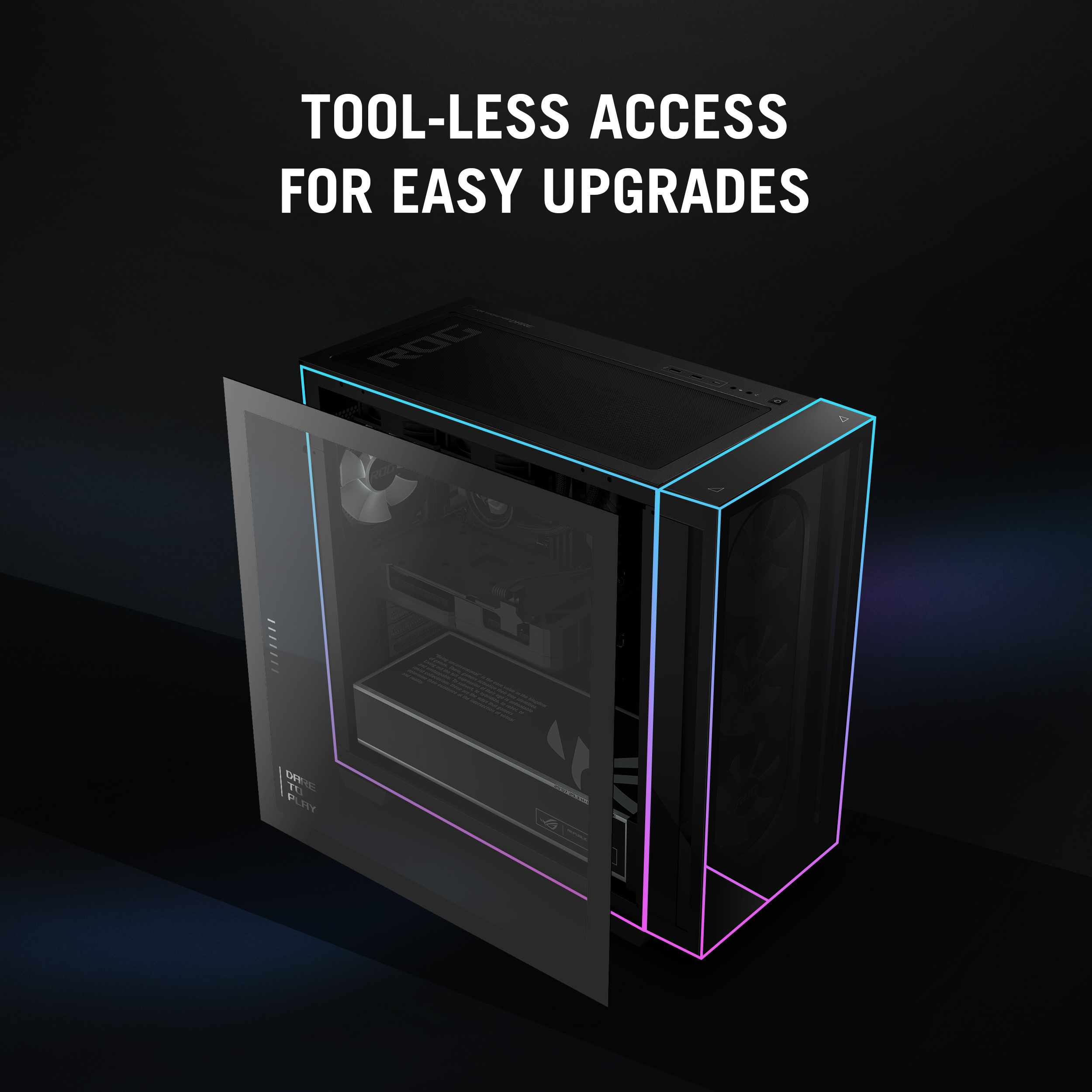 ASUS ROG GM700 (GM700TZ-R9700X024WA) Gaming Desktop, AMD R7-9700X, 32GB ...