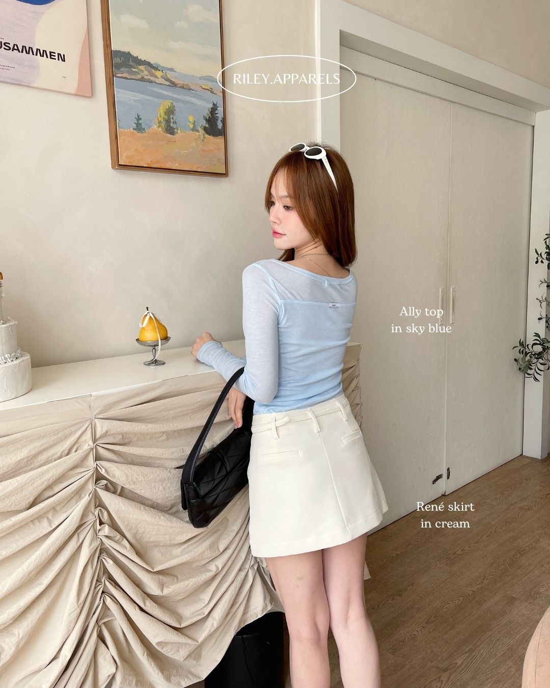 Riley.apparels - Ally top เสื้อแขนยาวผ้าบาง 9129 | Shopee Thailand
