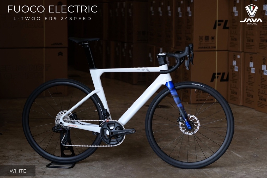 เสือหมอบคาร์บอน JAVA FUOCO Electric เกียร์ไฟฟ้า L-Twoo eR9 24speed รองรับ UCI (ประกันเฟรม 5 ปี ...