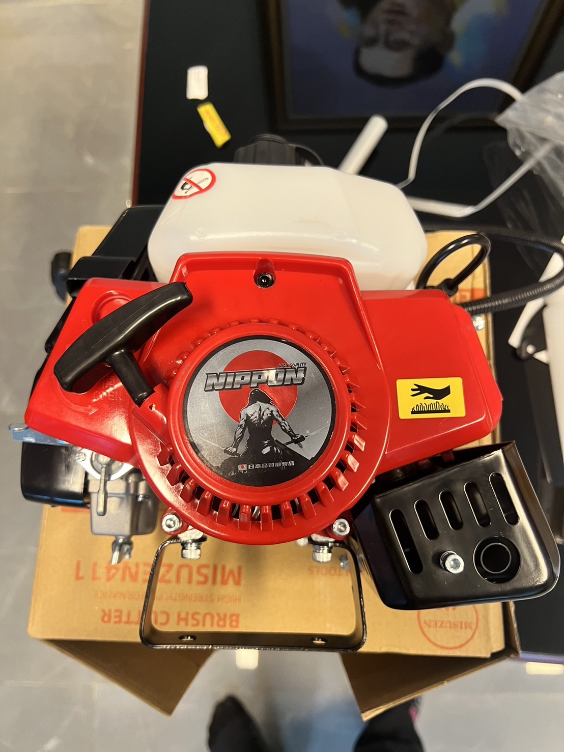 เครื่องตัดหญ้าสะพายบ่า รุ่น RBC411-NIPPON สีเขียว//NB411สีเเดง2.5max ...