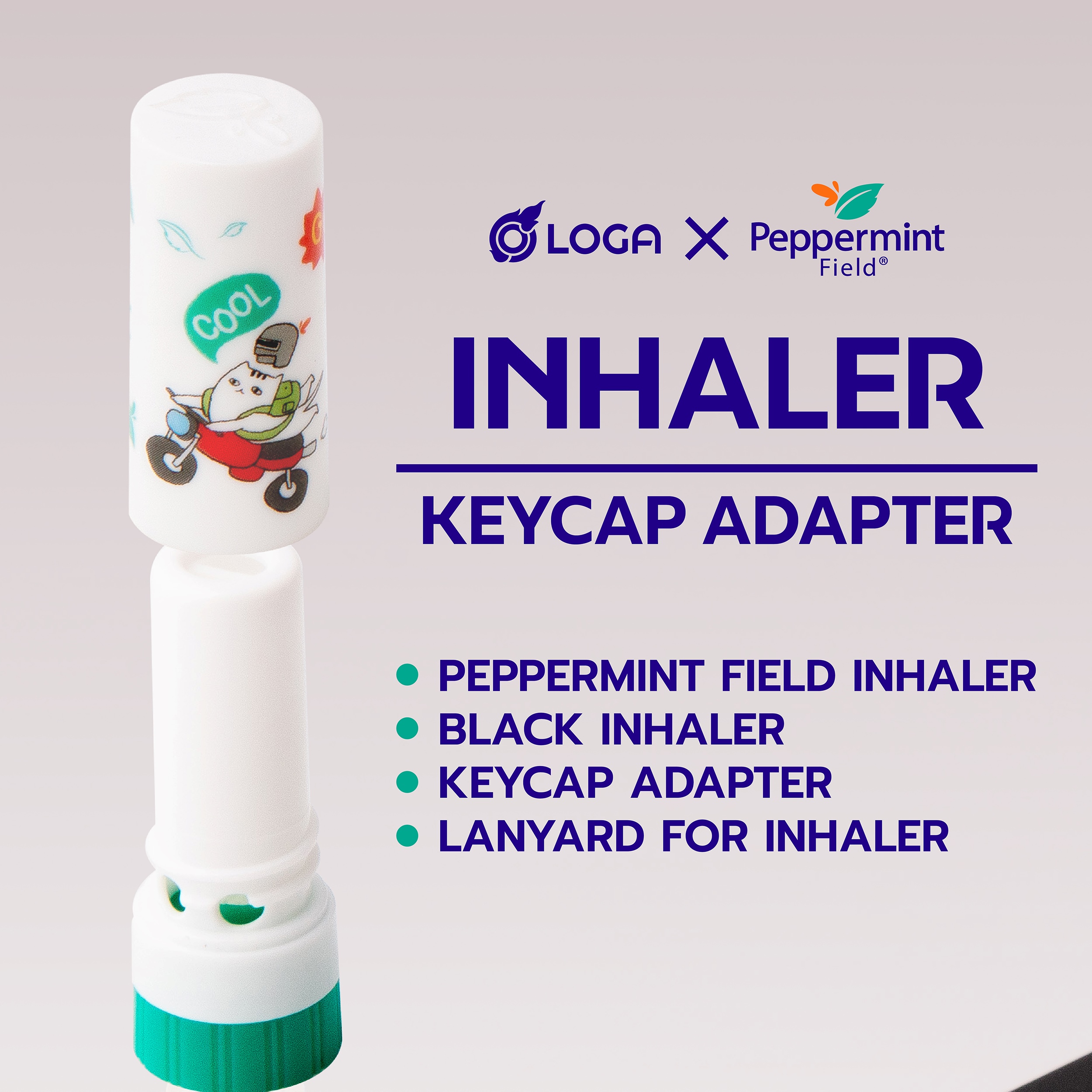 LOGA x Peppermint Field : Inhaler Keycap Adapter | Shopee Thailand