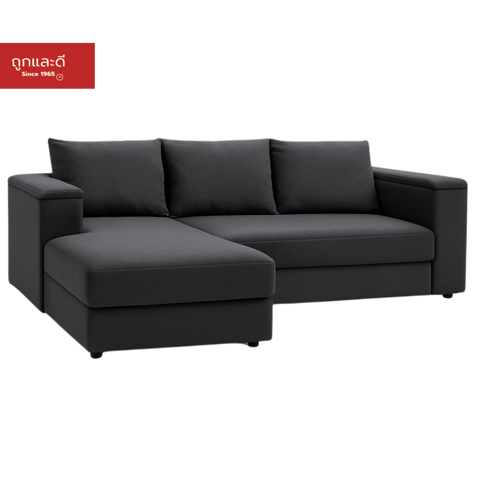Took Lae Dee โซฟาปรับนอน L-shape สามารถดึงออกได้ 3 ที่นั่ง แข็งแรง ทนทาน ใช้งานได้นอนทั้ง ...