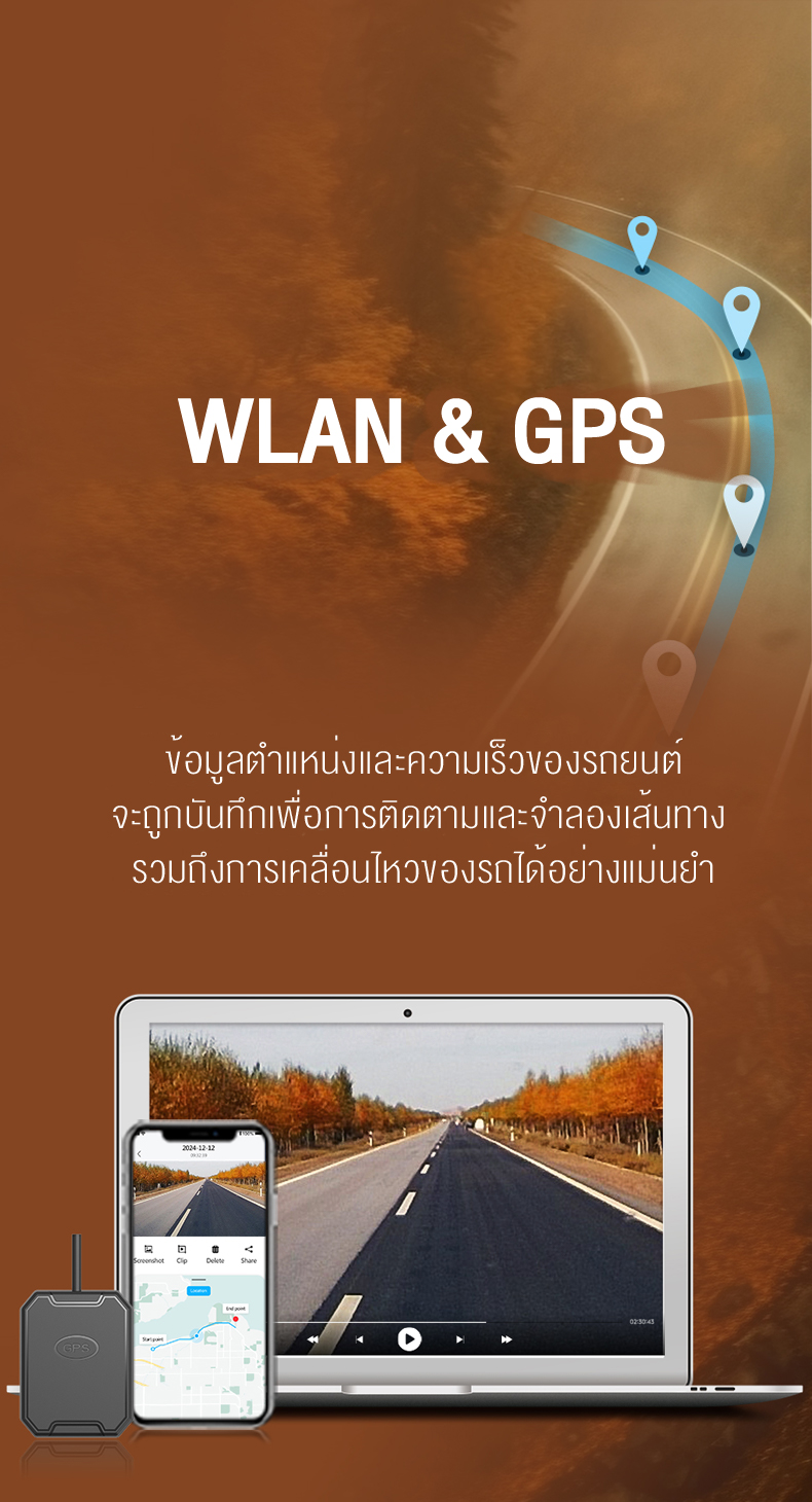 HIKVISION C8PRO Dash Cam 4K Built-In GPS 4G Box กล้องติดรถยนต์ ความคมชัด 2160P WDR Dual Vision ...