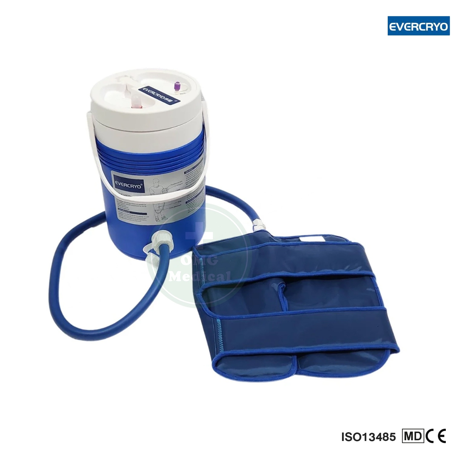 เครื่องบำบัดด้วยความเย็น EVERCRYO พร้อมผ้าประคบ Cold Therapy System ...
