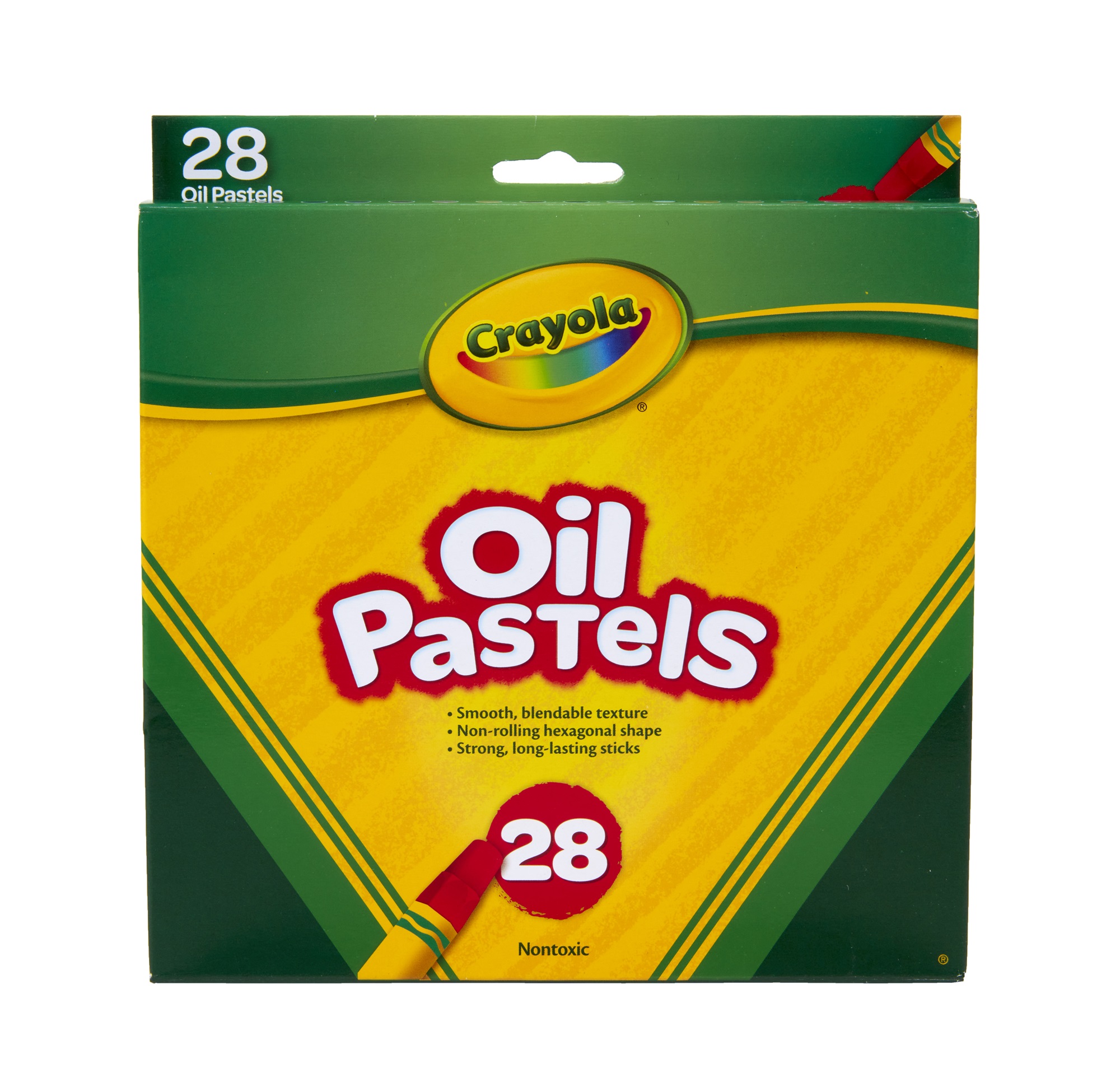 Crayola 28Ct. Oil Pastels เครโยล่า สีน้ำมันแท่ง 28สี คลาสสิค 52-4628 ...