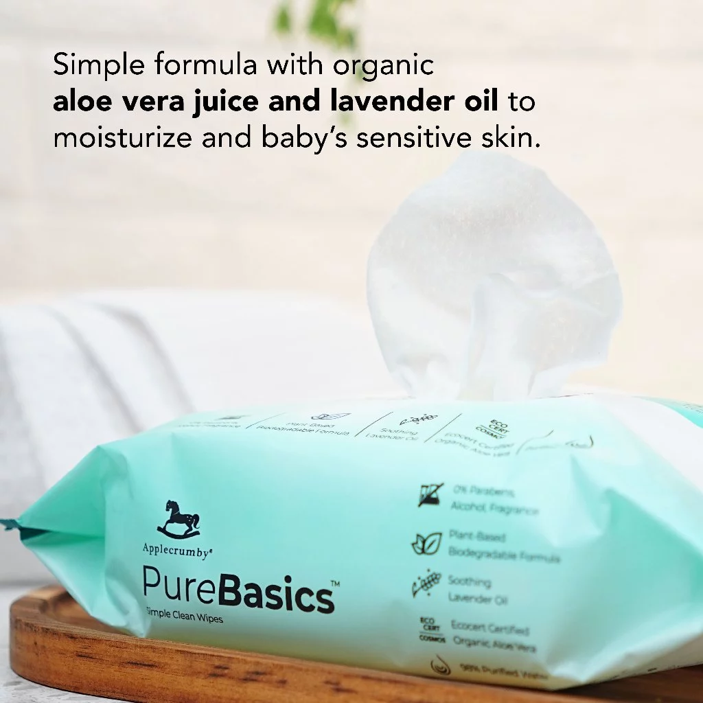 AppleCrumby | PureBasic Wipes ทิชชู่เปียกเพียวเบสิค 80 แผ่น | Shopee ...