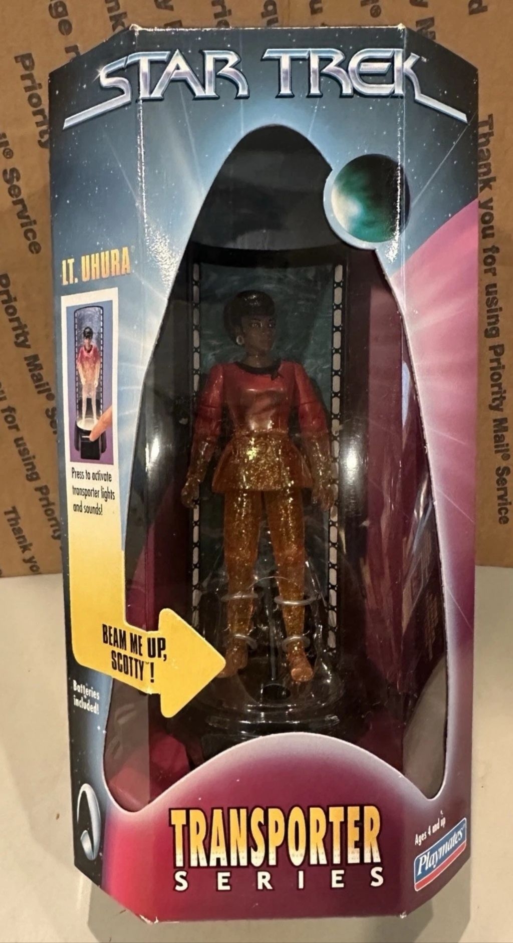 โมเดล ฟิกเกอร์ สตาร์เทค 1998 Star Trek TOS Transporter Action Set 9 ตัว ...