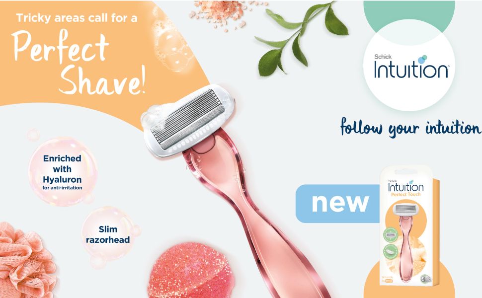 Schick Intuition Perfect Touch ชิค อินทูอิชั่น เพอร์เฟ็ค ทัช ใบมีดโกนขน ...