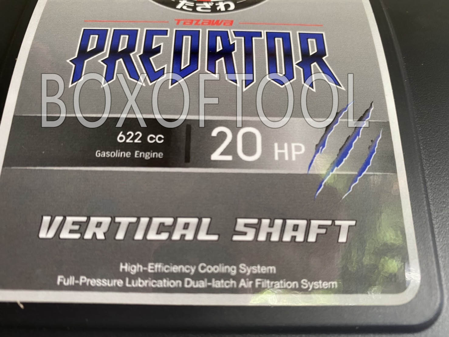 เครื่องยนต์เบนซิลเพลาคว่ำ TAZAWA 20 แรงม้า Predator VSi20HP+เครื่องรถ ...